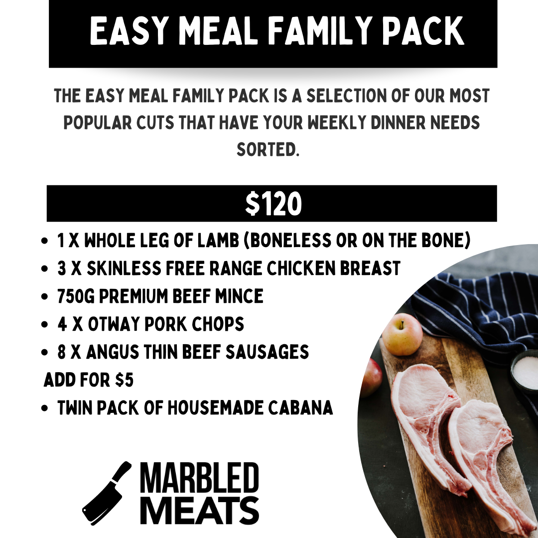 Meats Packs | Meat Delivery | Marbled Meats