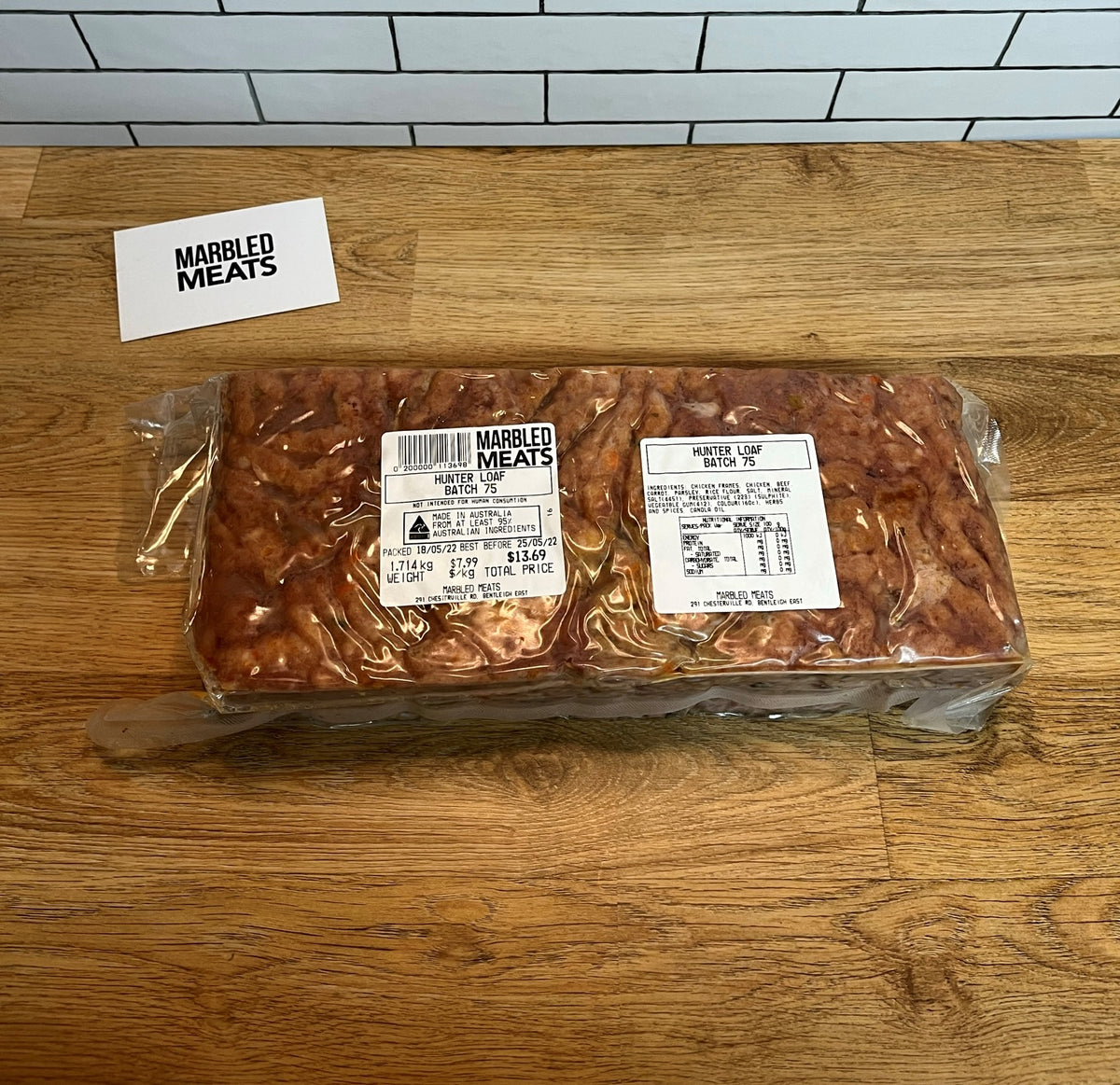 Hunter loaf | Dog Pet Food– Marbled Meats