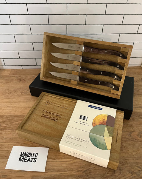 Wanderer Beef Knife Set – Marbled Meats